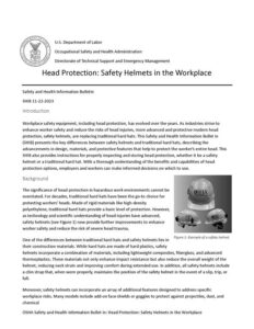 Regulatory Requirements and Technical Specifications - Hard Hats to Helmets